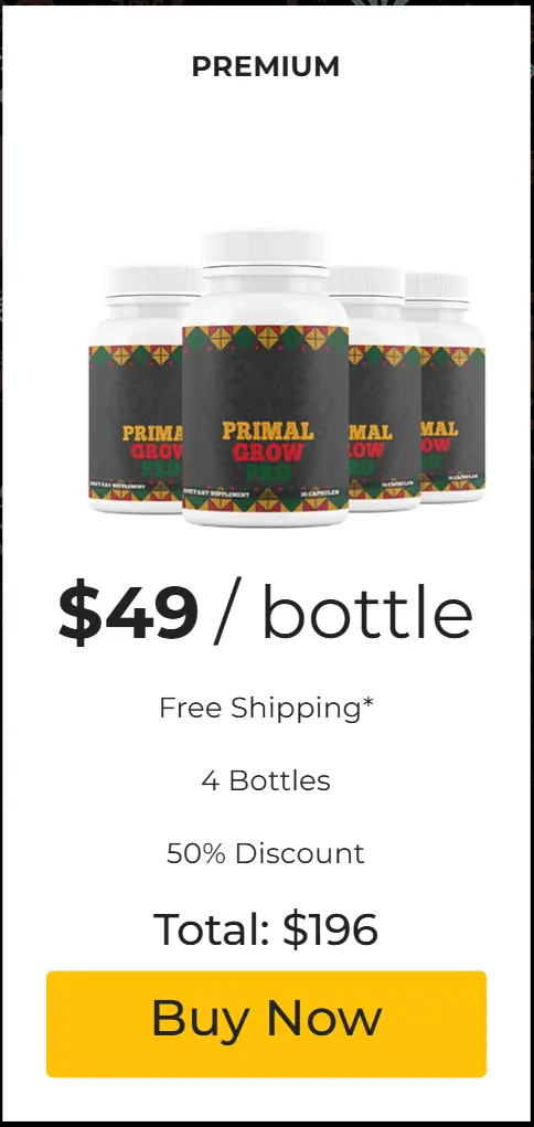 Primal Grow Pro | #1 Natural Supplement for Men’s Vitality